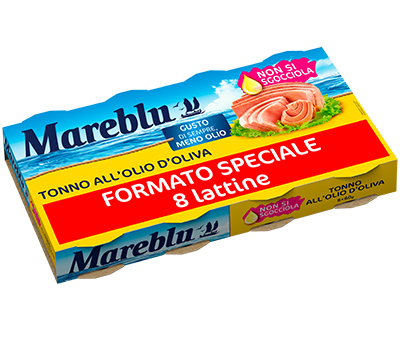 Tonno all'olio di oliva "Non si sgocciola" - Mareblu