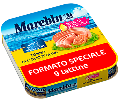 Tonno all'olio di oliva "Non si sgocciola" - Mareblu